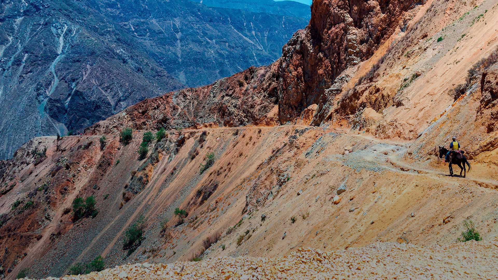 Riding in Colca, on horseback in the kingdom of the condor